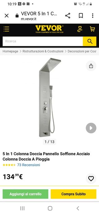 Colonna doccia