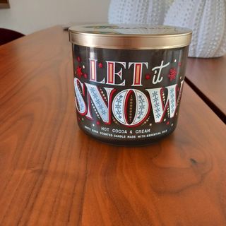 Candela profumata Let It Snow di Bath & Body Works