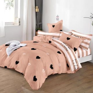 Completo lenzuola matrimoniali 6 pezzi