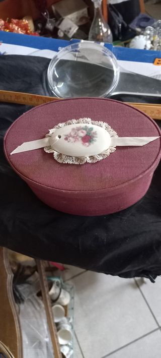 SCATOLA DECORATA NUOVA CON CERAMICA