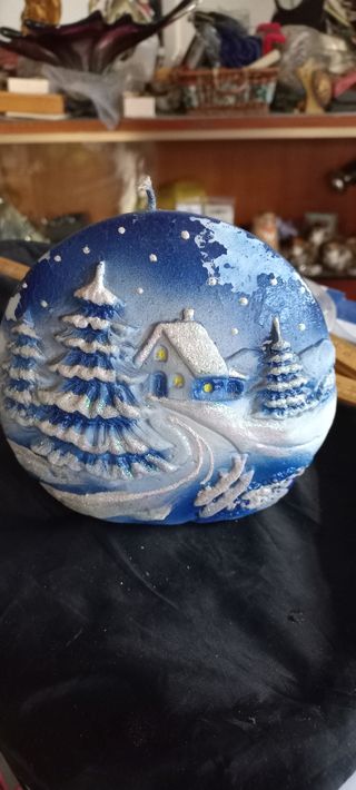 GRANDE BELLA CANDELA DECORATA