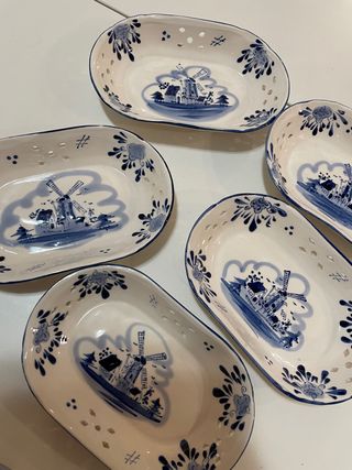 piatti ciotole porcellana 5 pezzi