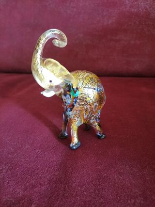 Elefantino in vetro di Murano