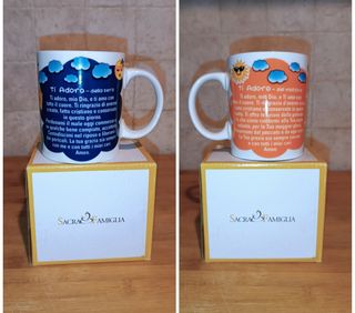 Tazza Mug Sacra Famiglia con preghiere