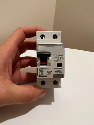 Magnetotermico Differenziale BTCINO ga8813ac25