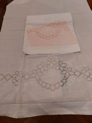 Coppia asciugamani puro lino