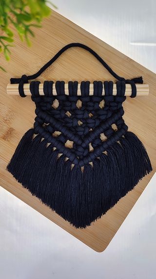 Mini pannello macramè handmade