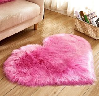 tappeto a forma di cuore