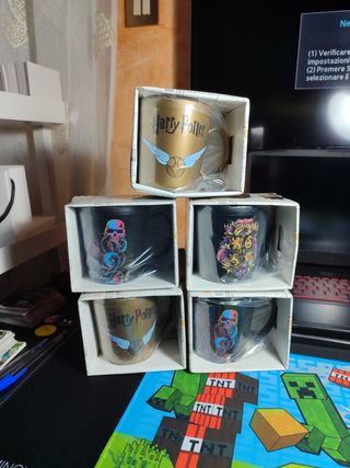 Harry Potter 5 tazze in plastica
