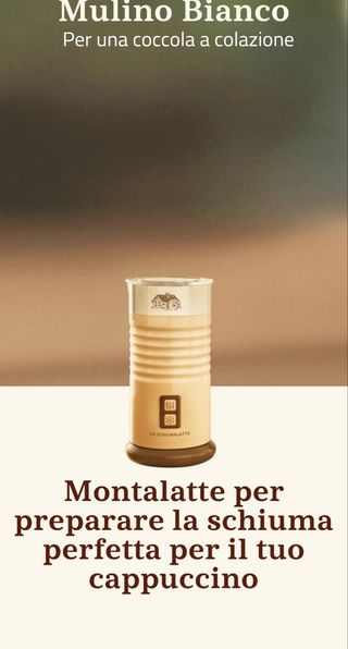 Schiuma latte mulino bianco