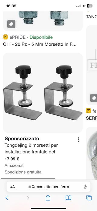 morsetti per saldatura