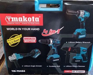 KIT 4 IN 1 TRAPANO AVVITATORE