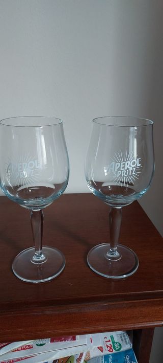 2  Calici Aperol Spritz