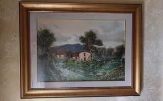 Quadro d'autore in olio su tela con cornice