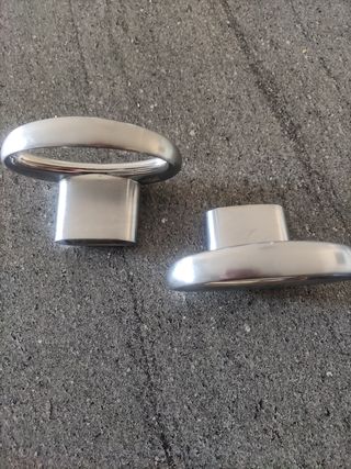 Ganci appendiabiti metallo cromo Mital