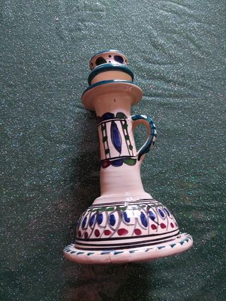 Portacandela in ceramica