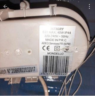 Luce per esterno 2 pezzi