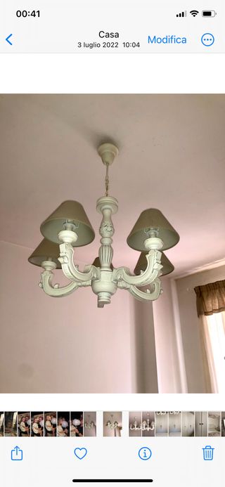 Lampadario Shabby