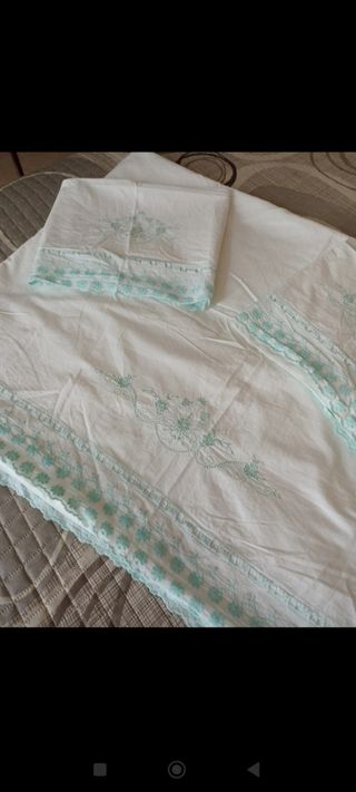 Lenzuolo matrimoniale sopra+federe