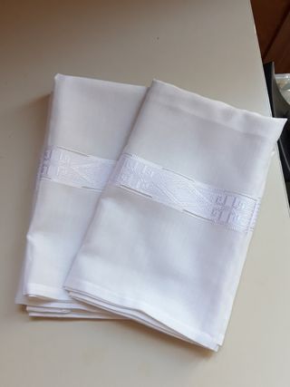 Coppia tende bianche 60 x 150