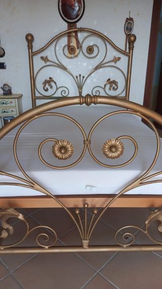 Letto in ferro battuto