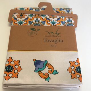 Tovaglia da tavola maioliche x 12