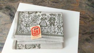 copritavolo tirolese per 8 persone