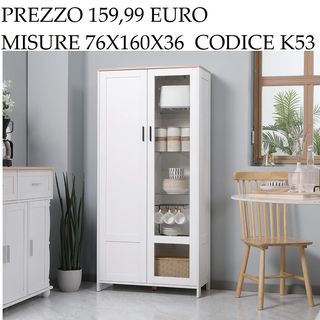 VETRINA PORTA OGGETTI CUCINA SOGGIORNO SALOTTO NUO