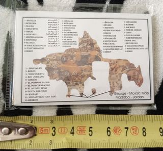 St. George mosaic map madaba giordania calamita