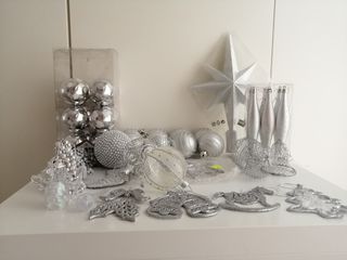 Palline e decorazioni per albero di Natale 48 pezz