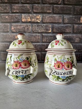 Barattoli ceramica artistica