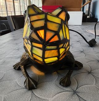 Lampada Animale Rana Vetro Vintage