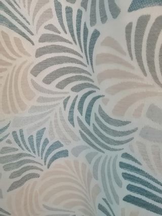 Tenda a motivi vegetali