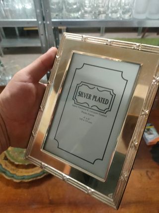 Cornice portafoto in silver plate