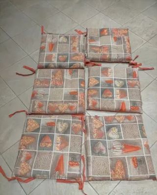 Set 6 cuscini in stile country