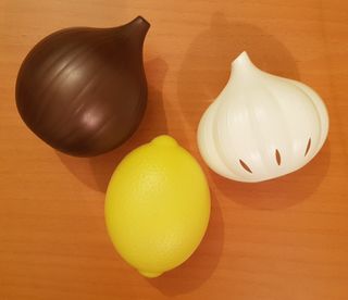 Scatole porta cipolla - aglio - limone