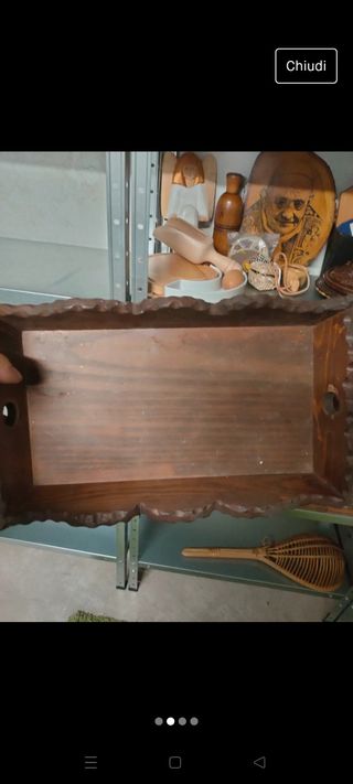 Vassoio in legno