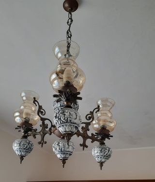 Lampadario con 2 applicchi