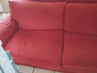Divano 3 posti rosso