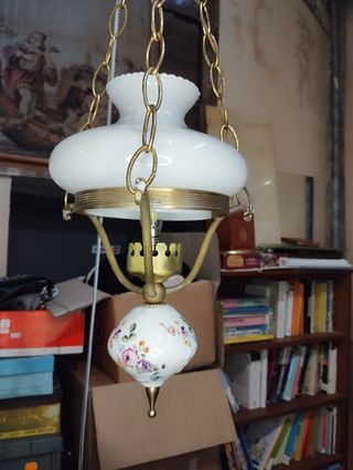 Lampadario vintage anni 50. Restaurato