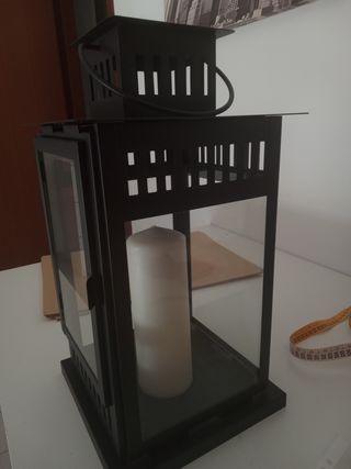 Lanterna con candela