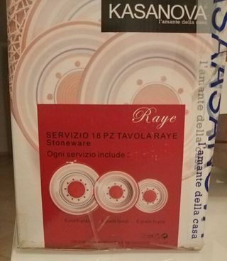 Servizio piatti 18pz