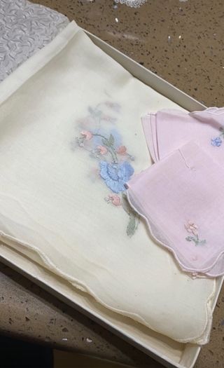 set tovaglioli per servizio da tè