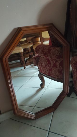 Specchio legno laccato