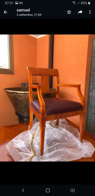 Tavolo sedie morelato