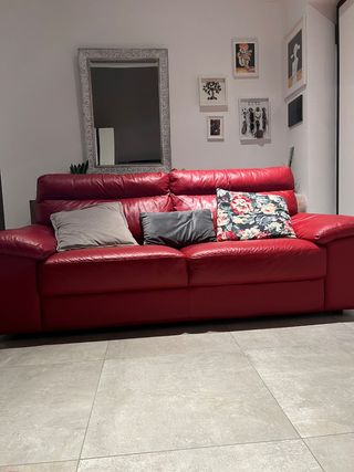 Divano in vera pelle "poltrone e sofà"