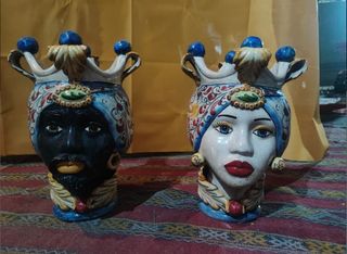 Teste di moro Siciliani originali Caltagirone