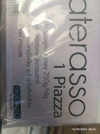 Biancheria coprimaterasso lettino spugna