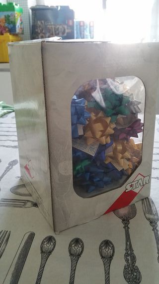 Box fiocchi per pacchi regalo 80 stelle