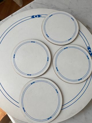 4 Sotto piatti e 4 sotto bicchieri